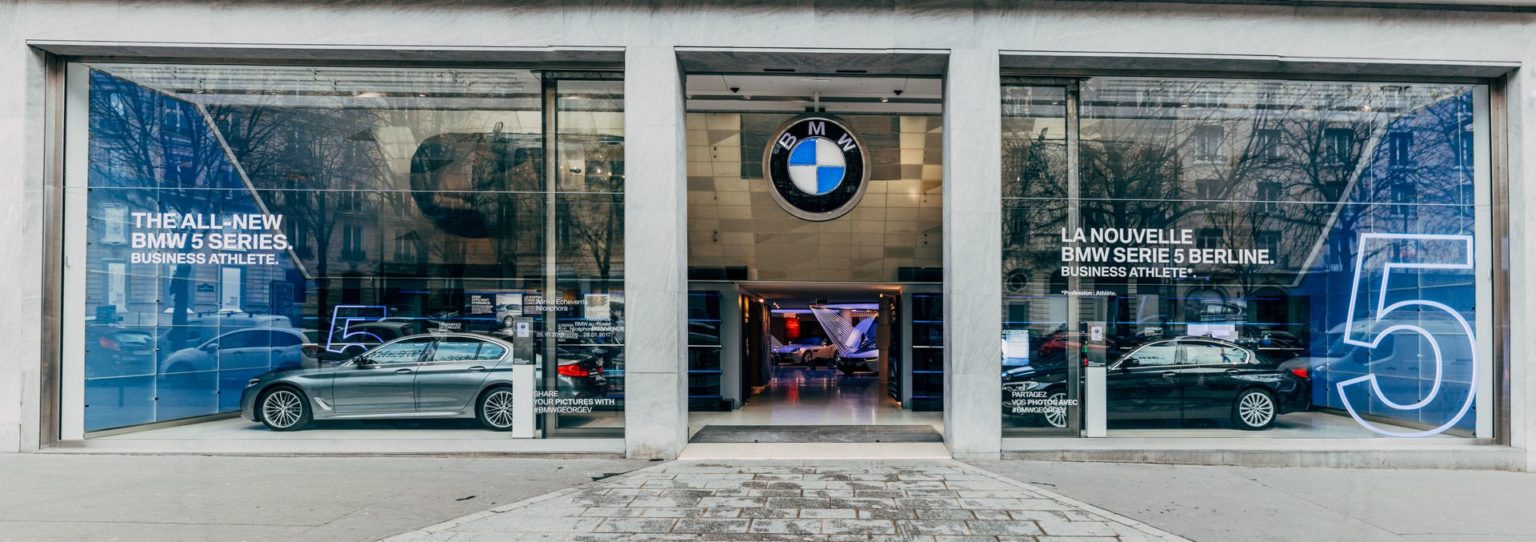 BMW 5 Series Brand Stores - Business Athlete Design
